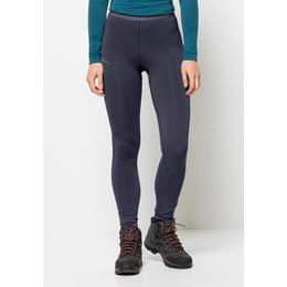 Fleecehose Jack Wolfskin "INFINITE PANTS W" Gr. M (38/40), Normalgrößen, grau (graphite) Damen Hosen