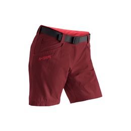 Funktionsshorts Maier Sports "Lulaka Shorts" Gr. 40, Normalgrößen, rot (hellrot) Damen Hosen Shorts, kurze Wanderhose, Outdoorhose mit 4 Taschen, Regular Fit