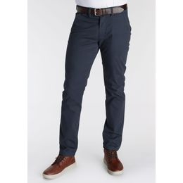 Chinohose DELMAO Gr. 30, Länge 32, blau (marine) Herren Hosen mit Details - NEUE MARKE