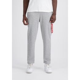 Jogginghose Alpha Industries "Alpha Industries Men - Jogger X-fit S Leg" Gr. L, Normalgrößen, grau (grey heather) Herren Hosen