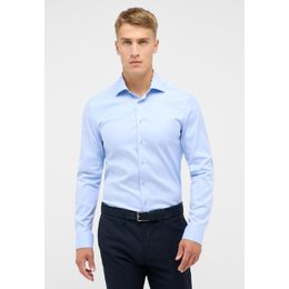 Langarmhemd Eterna "SLIM FIT" Gr. 38, Normalgrößen, blau (hellblau) Herren Hemden