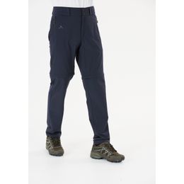 Outdoorhose WHISTLER "Gerd" Gr. L, US-Größen, blau (dunkelblau) Herren Hosen im raffinierten und vielseitigen Zip-Off-Design