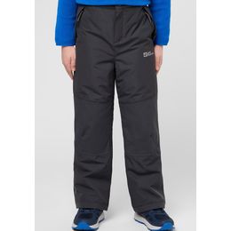 Schneehose Jack Wolfskin "ACTAMIC 2L INS PANTS K" Gr. 116, Normalgrößen, grau (phantom) Kinder Hosen