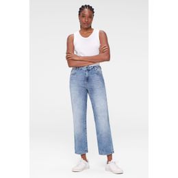 Regular-fit-Jeans SENSES.THE LABLE Gr. 26, Normalgrößen, blau Damen Jeans mit verkürztem Bein