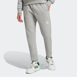 Sporthose adidas Sportswear "M A SZN FL R PT", Herren, Gr. XXL, N-Gr, grau (medium grau heather), Obermaterial: 70% Baumwolle, 30% Polyester, sportlich, Hosen