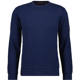 Sweatjacke Ragman Gr. L (50/52), blau (dunkelblau, 711), Herren, 65% Baumwolle 35% Polyester, Sweatjacken