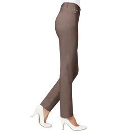 Stretch-Hose Stehmann Gr. 25, Kurzgrößen, grau (stein) Damen Hosen Bestseller