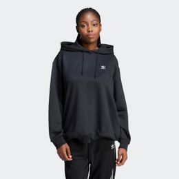 Kapuzensweatshirt adidas originals "TREFOIL HOODIEO" Gr. XS, schwarz (black) Damen Sweatshirts