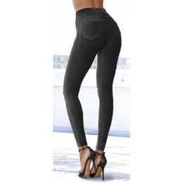 Leggings Lascana Gr. 40/42, N-Gr, schwarz Damen Hosen aus weichem Material in Cord-Optik, Loungewear