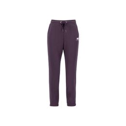 Jogginghose Alpha Industries "Alpha Industries Women - Jogger Basic SL Wmn" Gr. L, Normalgrößen, lila (plum) Damen Hosen