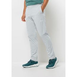 Sporthose Jack Wolfskin "PRELIGHT PANTS M" Gr. L (52), Normalgrößen, grau (cool, grey) Herren Hosen