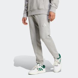 Sporthose adidas Sportswear "M A SZN FT R PT" Gr. L, N-Gr, grau (medium grey heather) Herren Hosen