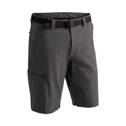 Funktionsshorts Maier Sports "Huang" Gr. 54, Normalgrößen, grau (mittelgrau) Herren Hosen Shorts, kurze Outdoor-Hose, Bermudas mit 4 Taschen, Regular Fit