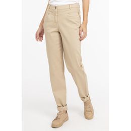 Stoffhose Recover Pants "Stoffhose" Gr. 36, Normalgrößen, beige Damen Hosen mit aufwendiger Oldfärbung