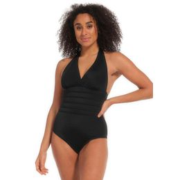 Badeanzug MAGIC BODYFASHION Gr. L, N-Gr, schwarz (black) Damen Badeanzüge mit Shaping-Einsatz