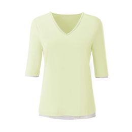 V-Shirt Casual Looks "Shirt" Gr. 50, grün (pistazie) Damen Shirts