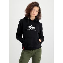 Hoodie Alpha Industries "Alpha Industries Women - Hoodies Basic Polar Fleece Wmn" Gr. XS, schwarz (black) Damen Sweatshirts