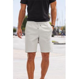 Shorts John Devin "Bermuda" Gr. L (52/54), N-Gr, grau (hellgrau) Herren Hosen kurze Hose aus elastischer Baumwoll-Qualität