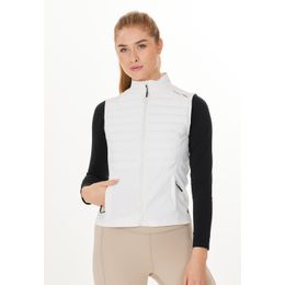 Funktionsweste Endurance "Beistyla", Damen, Gr. 40, weiß, 100% Polyester, casual, normal, hoch geschlossener Ausschnitt, Westen, mit hochwertiger Primaloft-Isolation