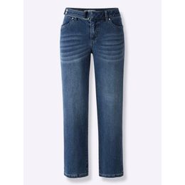 7/8-Jeans Casual Looks Gr. 25, Kurzgrößen, blau (blue, stone, washed) Damen Jeans