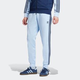 Sporthose adidas originals "SST TP" Gr. XXXL, N-Gr, blau (clear sky, night indigo) Herren Hosen Superstar