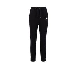 Jogginghose Alpha Industries "Alpha Industries Women - Jogger Basic SL Wmn" Gr. M, Normalgrößen, schwarz (black) Damen Hosen