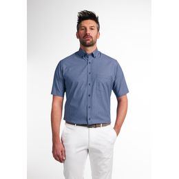 Kurzarmhemd Eterna "MODERN FIT" Gr. 40, Normalgrößen, blau (hellblau) Herren Hemden