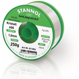 Stannol L&ouml;tzinn Kristall 600 TSC305, 1,0 mm, 250 g