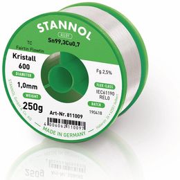 Stannol L&ouml;tzinn Kristall 600 TC, 1,0 mm, 250 g