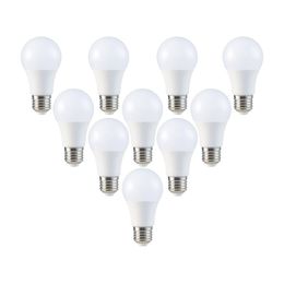 V-TAC LED-Lampe VT-2099, E27, EEK: F, 8,5 W, 806 lm, 3000 K, 10 St&uuml;ck
