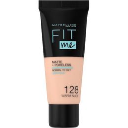 Maybelline New York Teint Make-up Foundation Fit Me! Matte + Poreless Foundation Nr. 128 Warm Nude