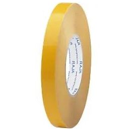 RAJA Doppelseitiges Klebeband Weiß 19 mm (B) x 50 m (L) PP (Polypropylen)