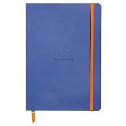 RHODIA Notizbuch DIN A5 Liniert Blau Nicht perforiert 160 Seiten 80 Blatt