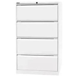 Bisley Hängeregistraturschrank Original 4 Schübe Verkehrsweiß 800 x 622 x 1.321 mm