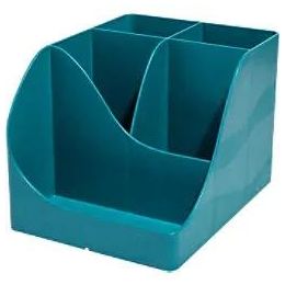Exacompta Skandi Pen-Wave Schreibtisch Organizer 5 Fächer PS (Polystyrol) Pazifikblau