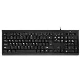 ACT Tastatur Verkabelt QWERTY (US) Nein Schwarz AC5410