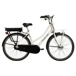 E-Bike HOLLANDIA "Carry On" E-Bikes Gr. 51cm, 28 Zoll (71,12cm), weiß Pedelec, Elektrofahrrad für Damen u. Herren