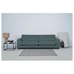 3-Sitzer Home Affaire "Parennes" Sofas Gr. B/H/T: 224 cm x 78 cm x 105 cm, Cord, blau (azur) mit attraktivem Cord-Stoff, Kaltschaum