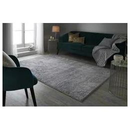 Teppich FLAIR RUGS "Arissa Abstraktes" Teppiche Gr. B: 120 cm 1 St., 7 mm, L: 170 cm, silberfarben