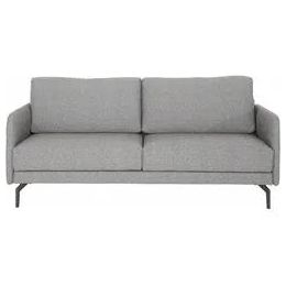 3-Sitzer CREATION BY ROLF BENZ "CR.450, Designsofa, edles Sofa, Loungesofa, Ledersofa, klares Design" Sofas Gr. B/H/T: 190cm x 85cm x 95cm, Chenille COCO, grau (lichtgrau, schwarzgrau 044, 34) Armlehne sehr schmal, Breite 190 cm, Alugussfuß Umbragrau