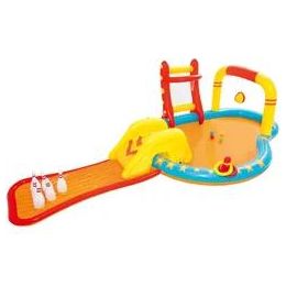 Planschbecken Bestway "Wasserspielcenter Kleiner Champion" Gr. B/H/L: 213cm x 117cm x 435cm, bunt BxLxH: 213x435x117 cm