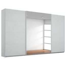 Schwebetürenschrank Rauch "Kleiderschrank Schrank Garderobe Wäscheschrank BESTSELLER KEPAN" Schränke Gr. B/H/T: 315 cm x 230 cm x 62 cm, 3 St., grau (seidengrau) inkl. Schubladen-Einsatz und extra Einlegeböden MADE IN GERMANY