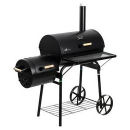 Smoker El Fuego "Dakota" Grills Gr. B/H/T: 122 cm x 132 cm x 66 cm, schwarz BxTxH: 122x66x133 cm