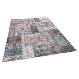 Teppich Gino Falcone "Adara GF 094" Teppiche Gr. B: 140cm, 3mm, L: 200cm, bunt Flachgewebe, Patchwork-Vintage Design, waschbar