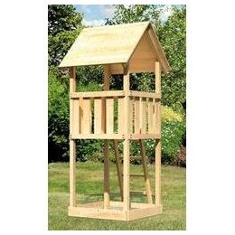 Spielturm Konifera "Rosie A" Spieltürme beige (natur) Kinder BxTxH: 107x107x291 cm