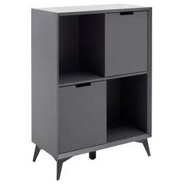 Highboard MCA furniture "Netanja" Sideboards Gr. B/H/T: 80cm x 115cm x 40cm, grau (grau matt) Breite ca. 80 cm