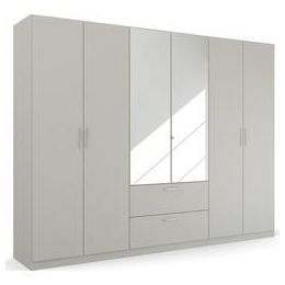 Drehtürenschrank Rauch "Pure by Quadra Spin" Schränke Gr. B/H/T: 271 cm x 210 cm x 54 cm, 6 St., grau (seidengrau)