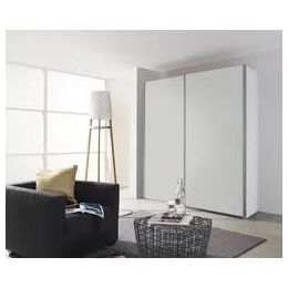 Schwebetürenschrank Rauch "Quadra Kleiderschrank BESTSELLER Schrank Gaderobe" Schränke Gr. B/H/T: 181 cm x 210 cm x 62 cm, 2 St., weiß mit Möglichkeit zur individuellen Frontgestaltung, leichtgängige Türen