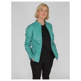 Lederjacke JCC "3102223" Gr. 44, blau (deep turquoise) Damen Jacken