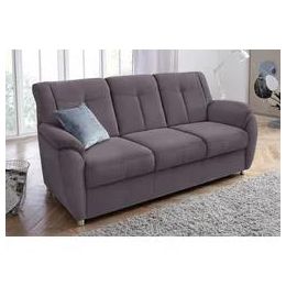 Sit & More 3-Sitzer SIT & MORE "Sonoma" Sofas Gr. B/H/T: 189cm x 91cm x 90cm, Struktur, grau (dunkelgrau) mit Federkern